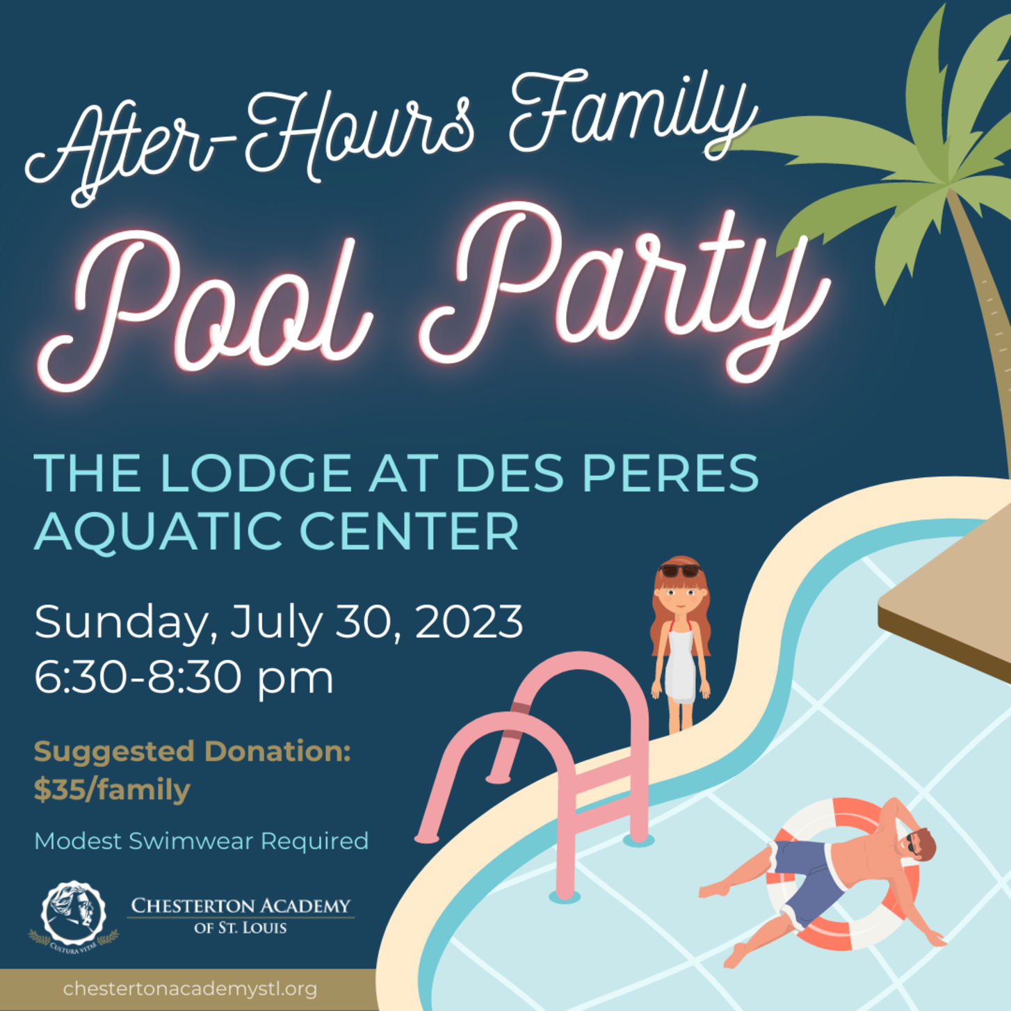 Family Pool Party | Chesterton Academy of St. Louis
